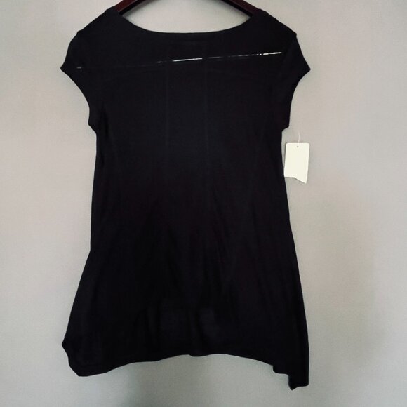 Cold Crush | Tops | Nwt Cold Crush Black Sheer Slubbed Knit Tunic In ...